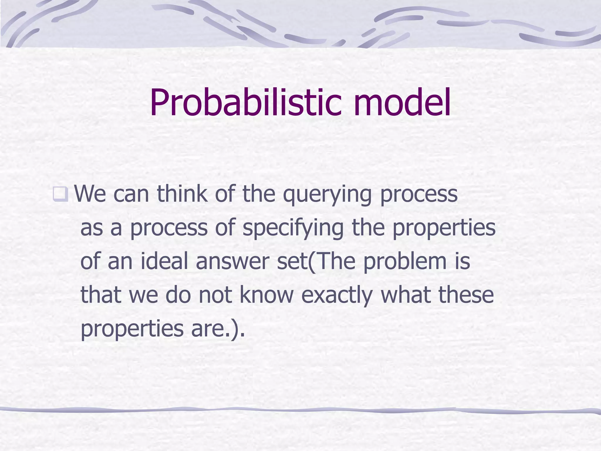 Information Retrieval Models | PPT