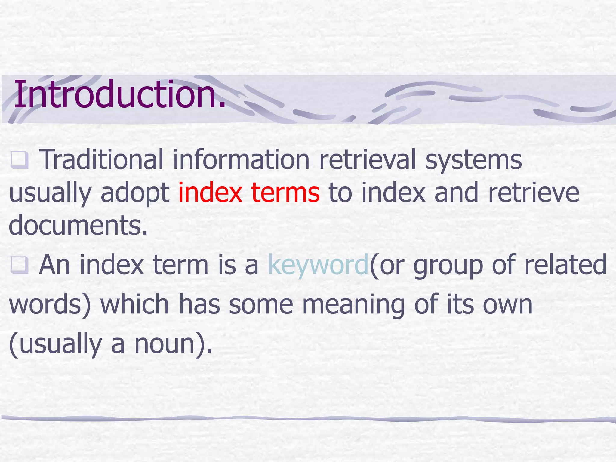 Information Retrieval Models | PPT