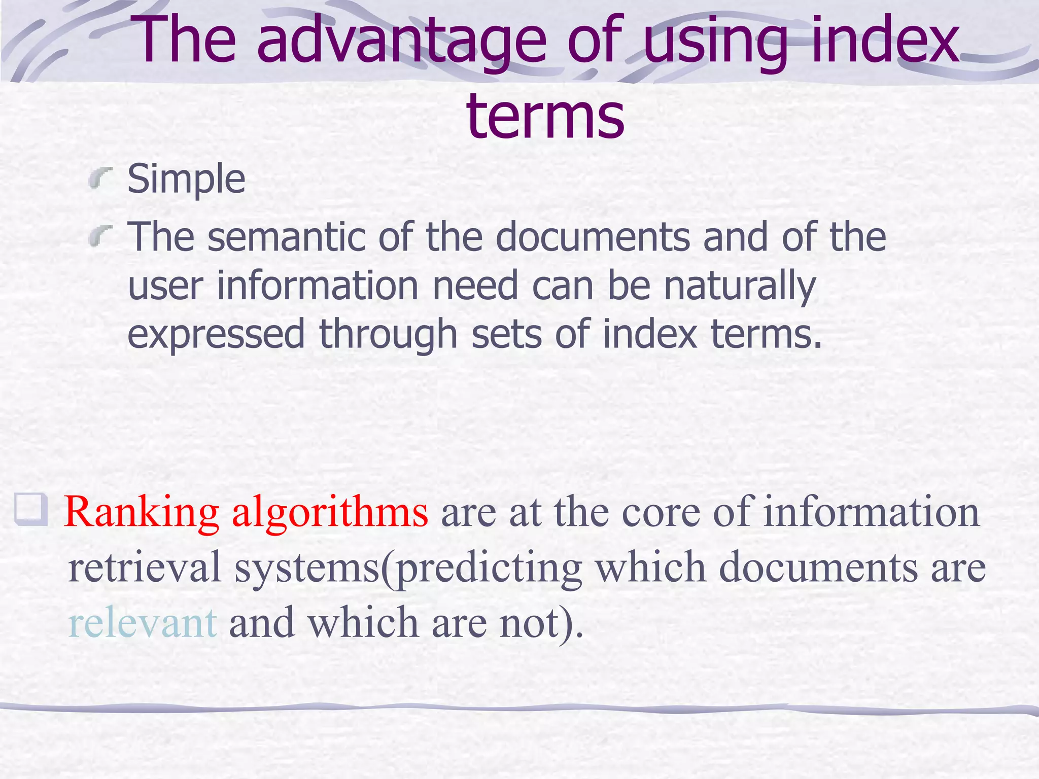 Information Retrieval Models | PPT