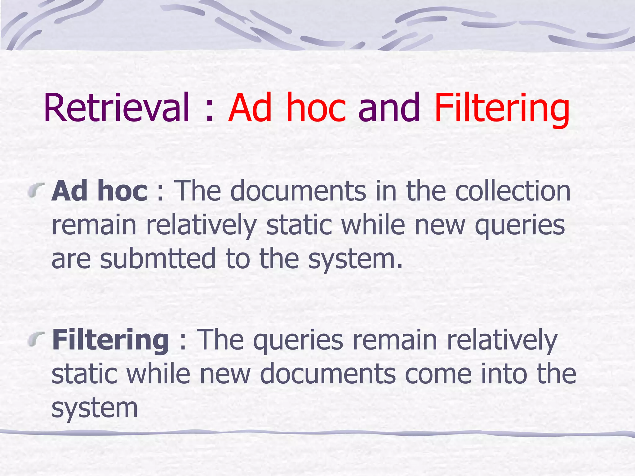 Information Retrieval Models | PPT