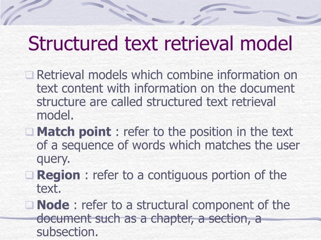 Information Retrieval Models Ppt 0773