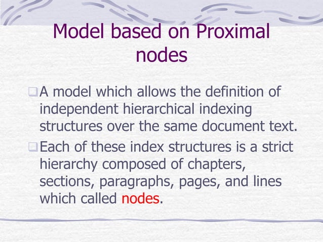 Information Retrieval Models | PPT