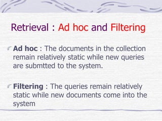 Information Retrieval Models | PPT