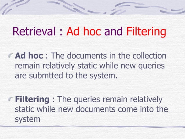 Information Retrieval Models | PPT