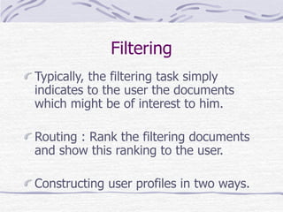 Information Retrieval Models | PPT