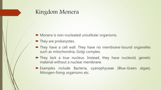 structure & classification of microbes | PPTX