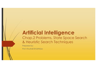 AI_2 State Space Search | PPT