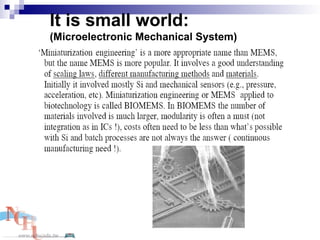 Introduction of Microfabrication Technology | PPT