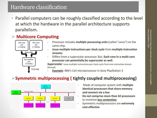 Chap 2 classification of parralel architecture and introduction to ...