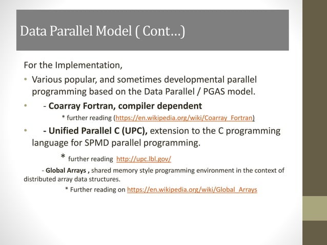 Chap 2 classification of parralel architecture and introduction to ...