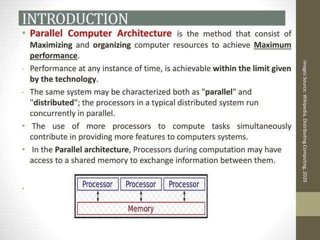 Chap 2 classification of parralel architecture and introduction to ...