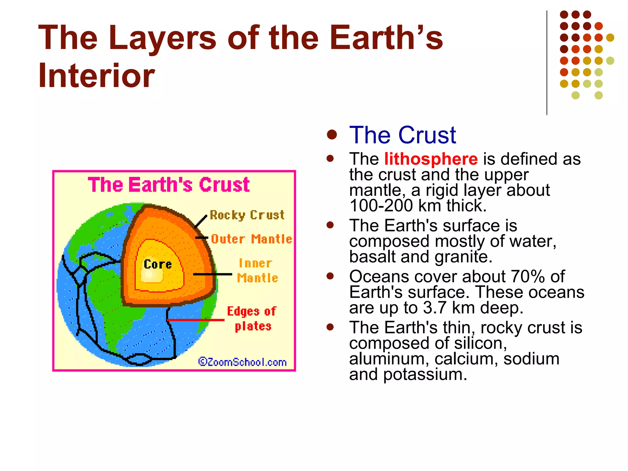 Chap 2 earth's interior | PPT