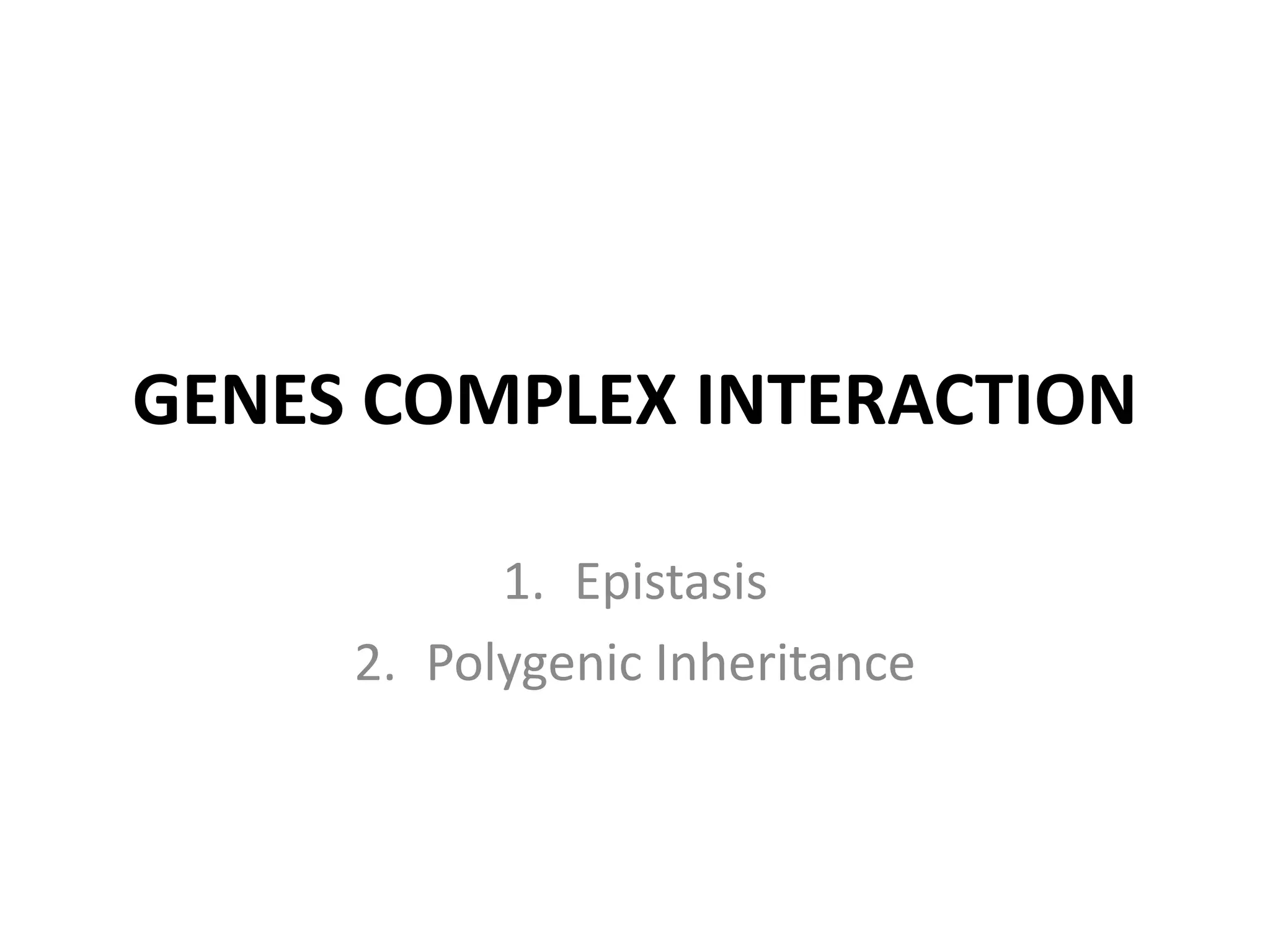 MIC150 - Chap 2 Extension Of Mendelian Genetics | PPTX
