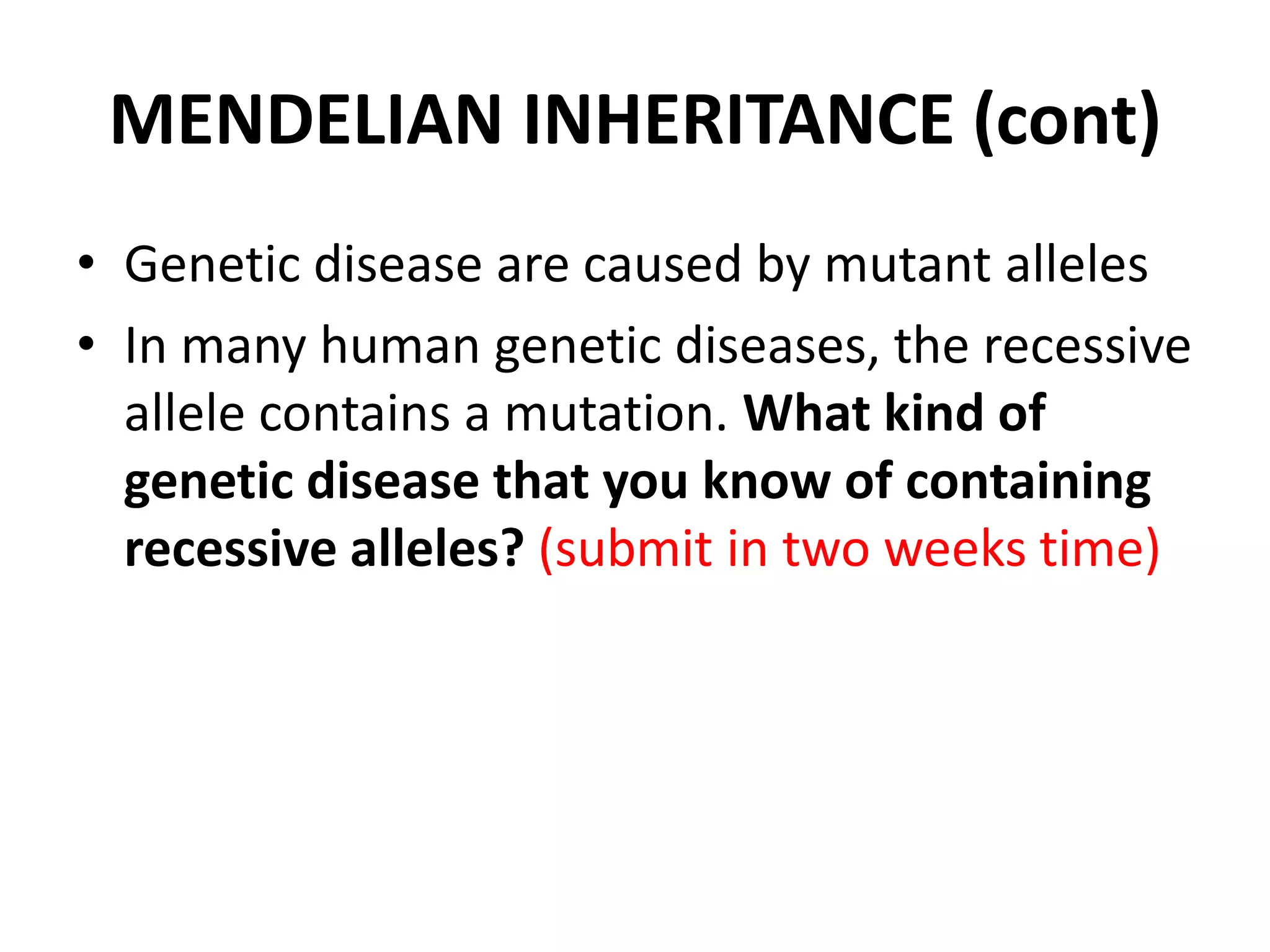 MIC150 - Chap 2 Extension Of Mendelian Genetics | PPTX