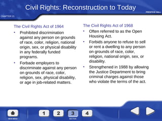 Civil Rights: Equal Justice Under Law | PPT