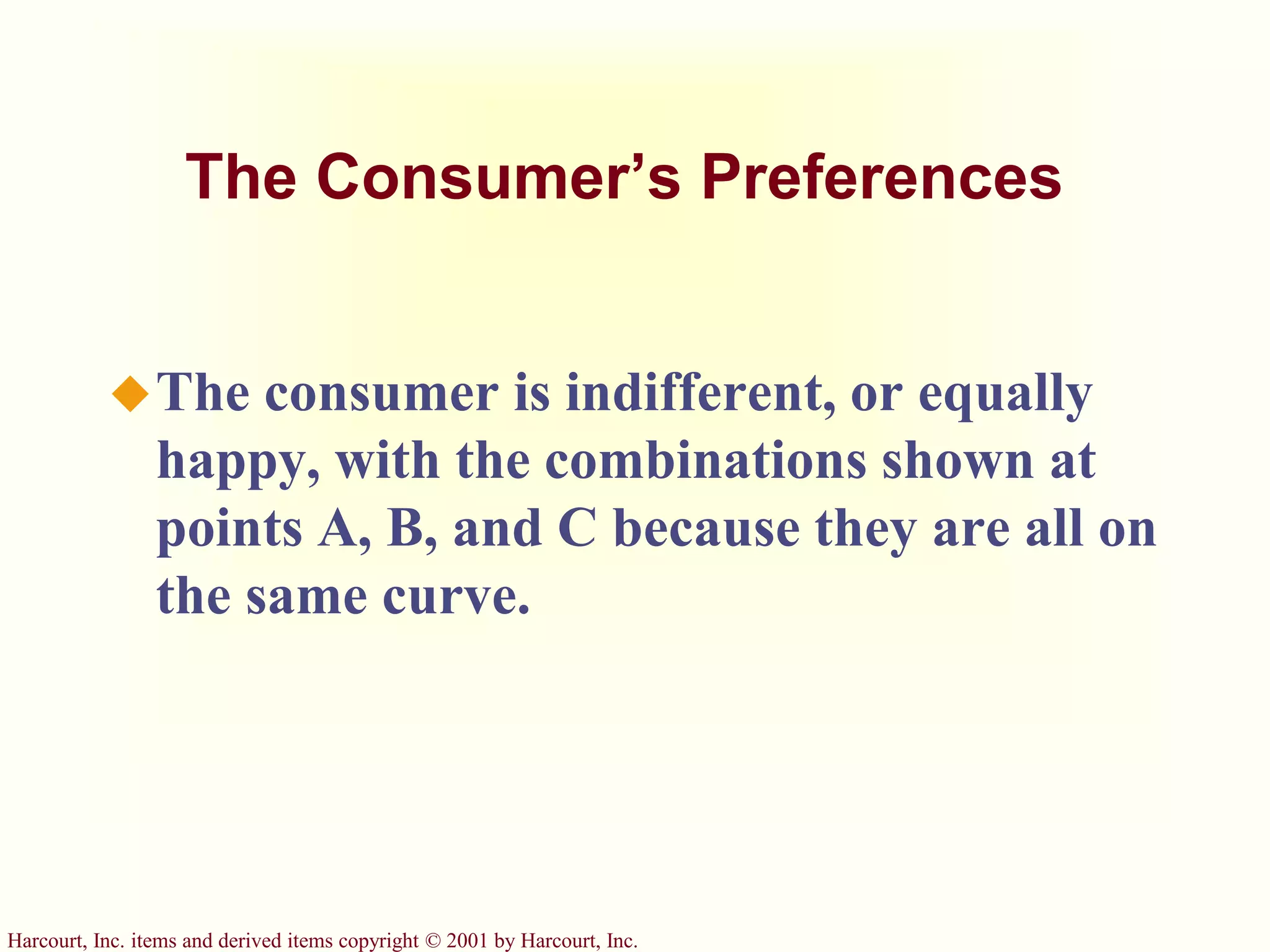 The Theory of Consumer Choice | PPT | Economy | Business and Finance