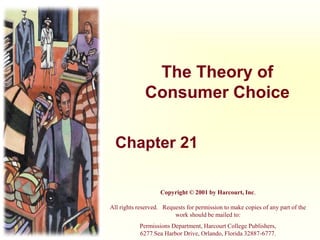The Theory of Consumer Choice | PPT