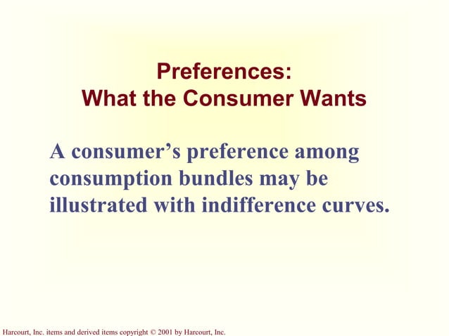 The Theory of Consumer Choice | PPT | Economy | Business and Finance