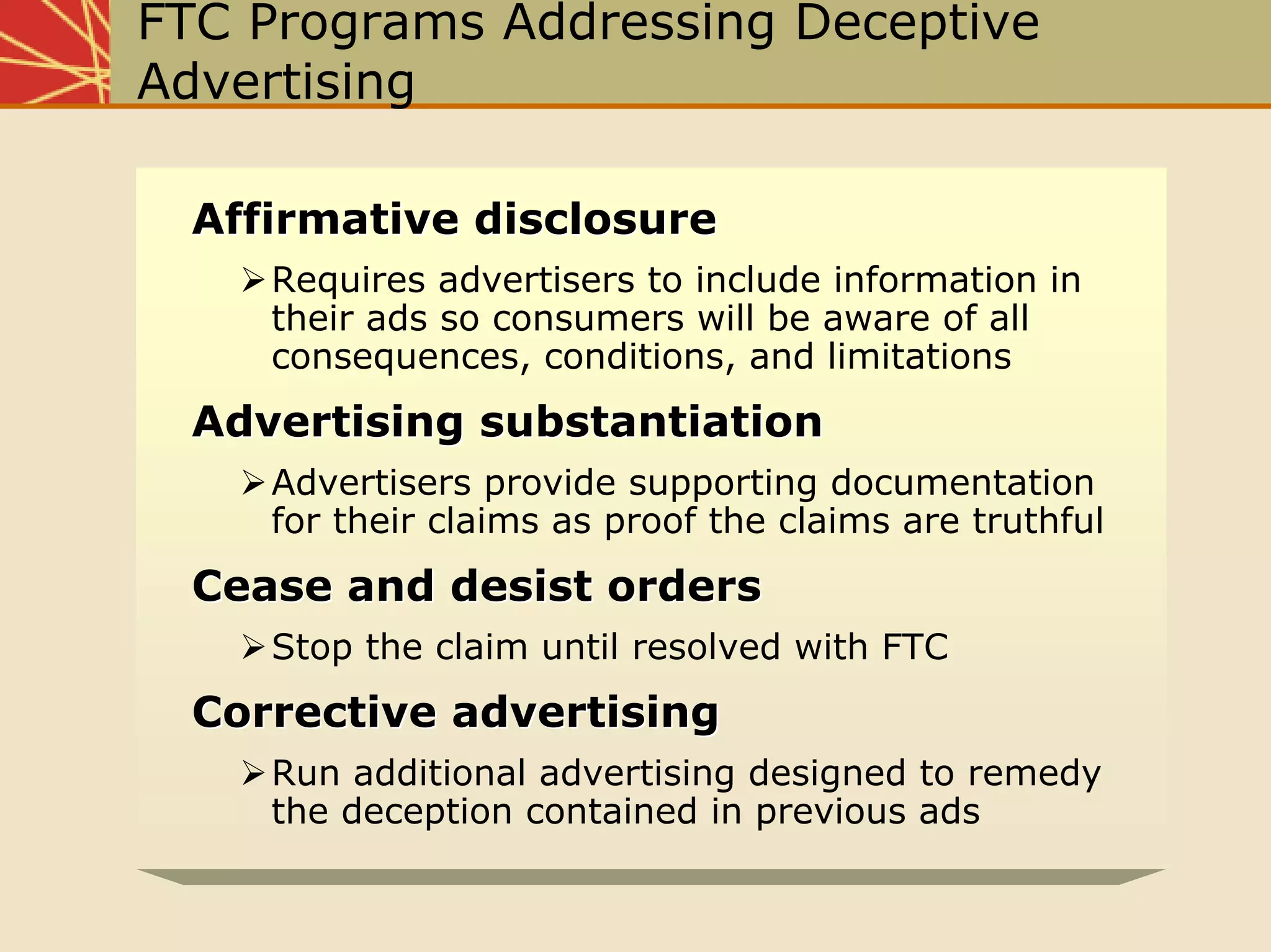Chap21 Regulation Of Advertising And Promotion | PDF