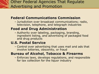 Chap21 Regulation Of Advertising And Promotion | PDF