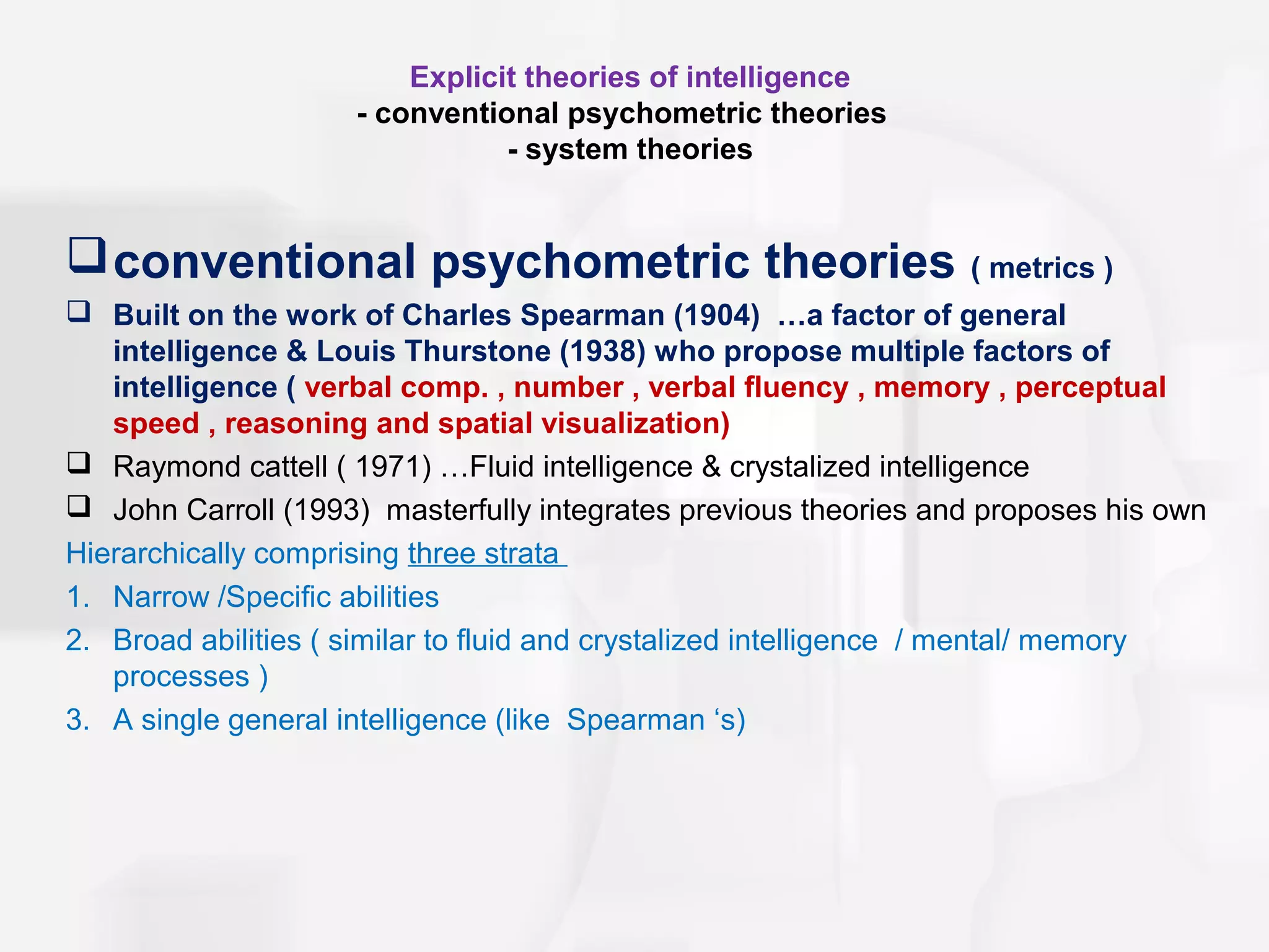 cognition and intelligence | PPT