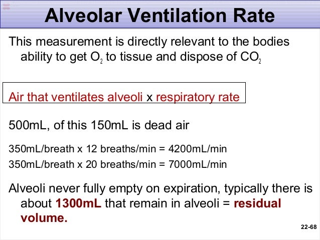Alveolar Ventilation