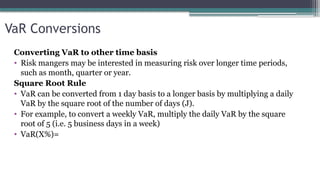 Chap2a VaR methods presentation for students | PPT