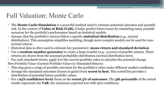 Chap2a Value at Risk methods presentation | PPT
