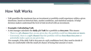 Chap2a Value at Risk methods presentation | PPT