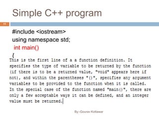 basics of c++ | PPT