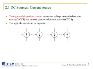 Chapter 2: Direct Current (DC) Circuits | PDF