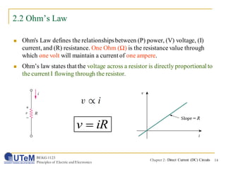 Chapter 2: Direct Current (DC) Circuits | PDF