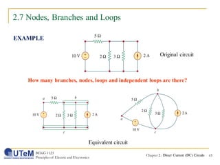 Chapter 2: Direct Current (DC) Circuits | PDF