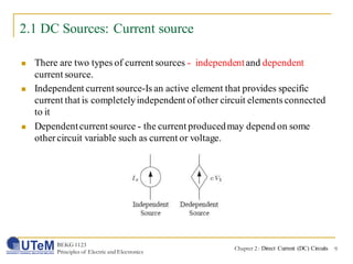 Chapter 2: Direct Current (DC) Circuits | PDF