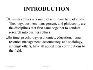 Chap2 business ethics_powerpoint - copy - copy | PPTX