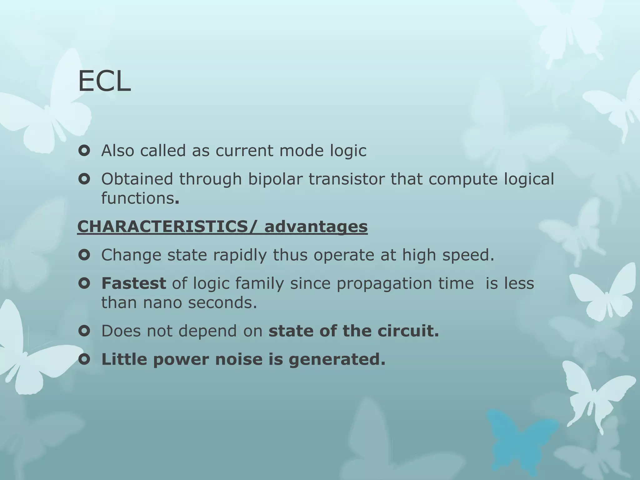 logic families | PPTX