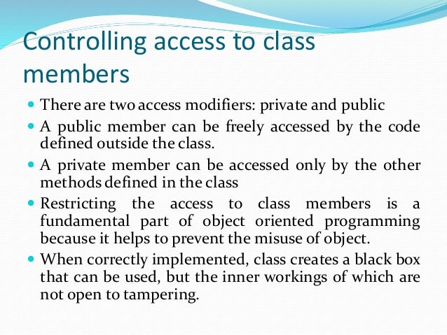 Chap2 Class Objects