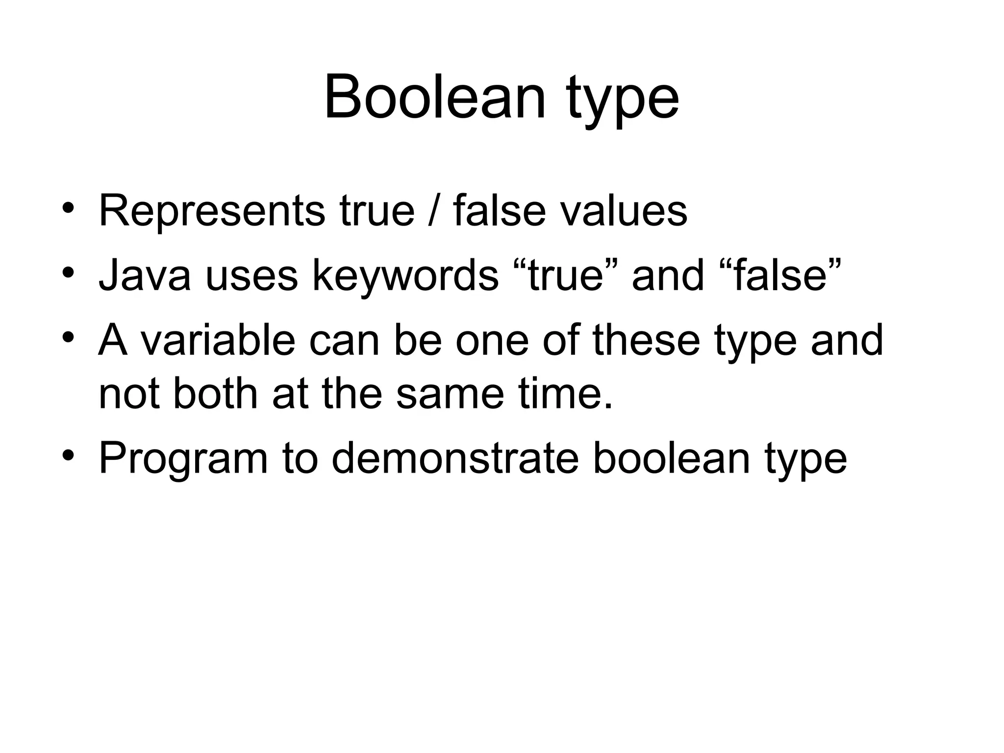Data types and Operators | PPT