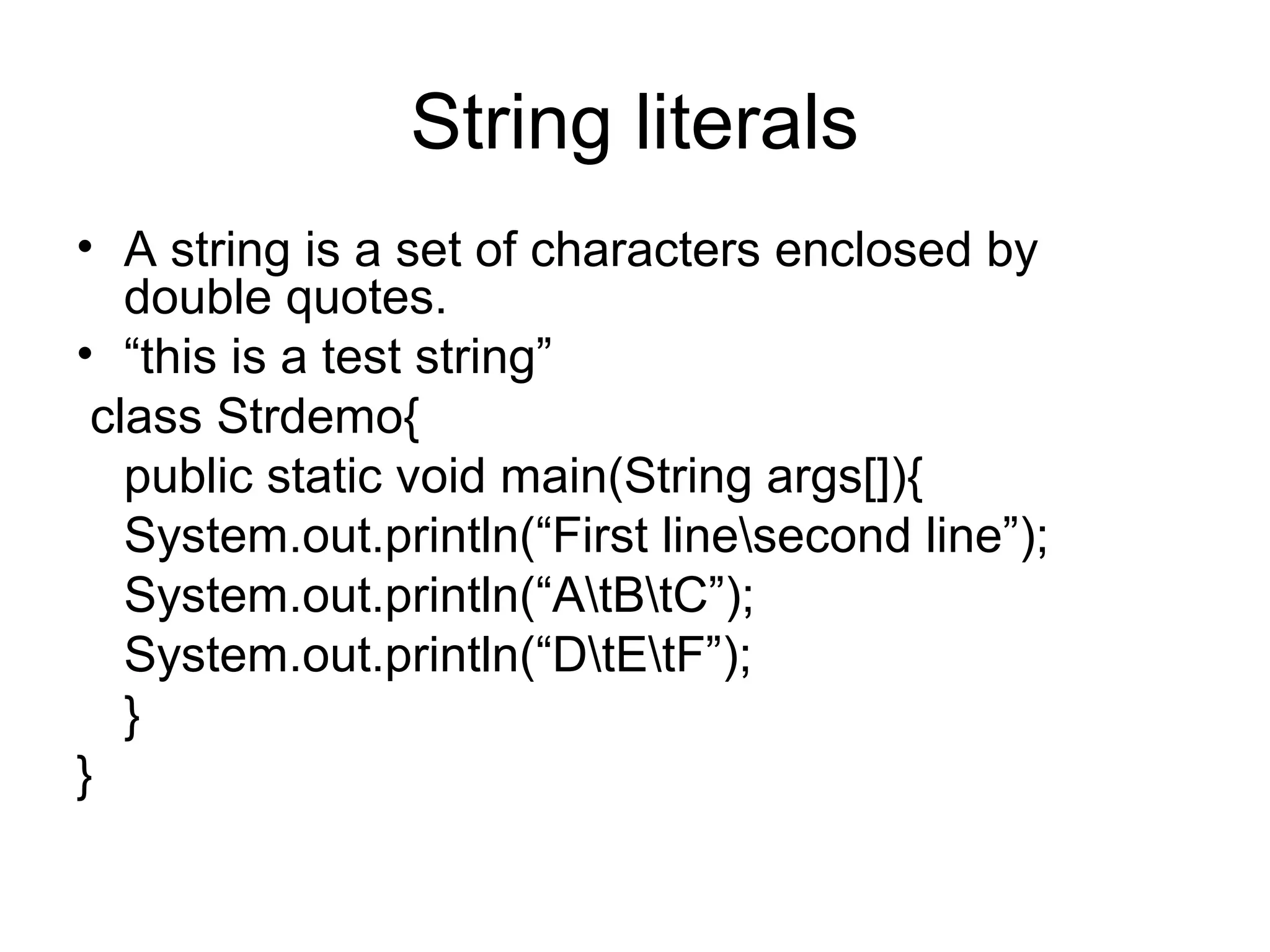 Data types and Operators | PPT