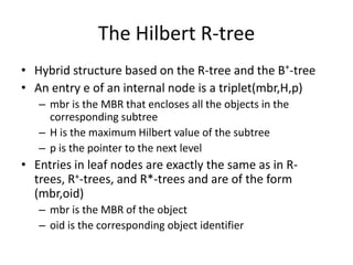 Chap 2 – dynamic versions of r trees | PPTX