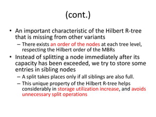 Chap 2 – dynamic versions of r trees | PPTX