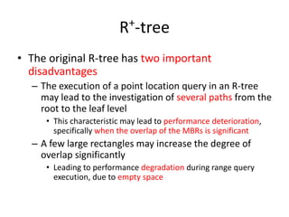 Chap 2 – dynamic versions of r trees | PPTX