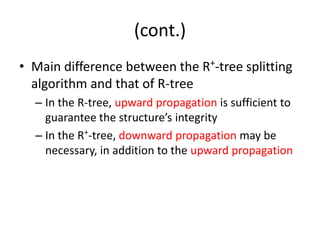 Chap 2 – dynamic versions of r trees | PPTX