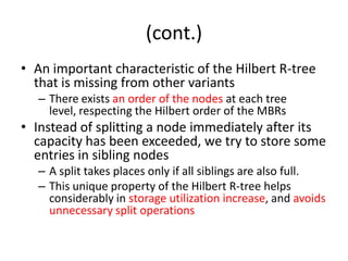 Chap 2 – dynamic versions of r trees | PPTX
