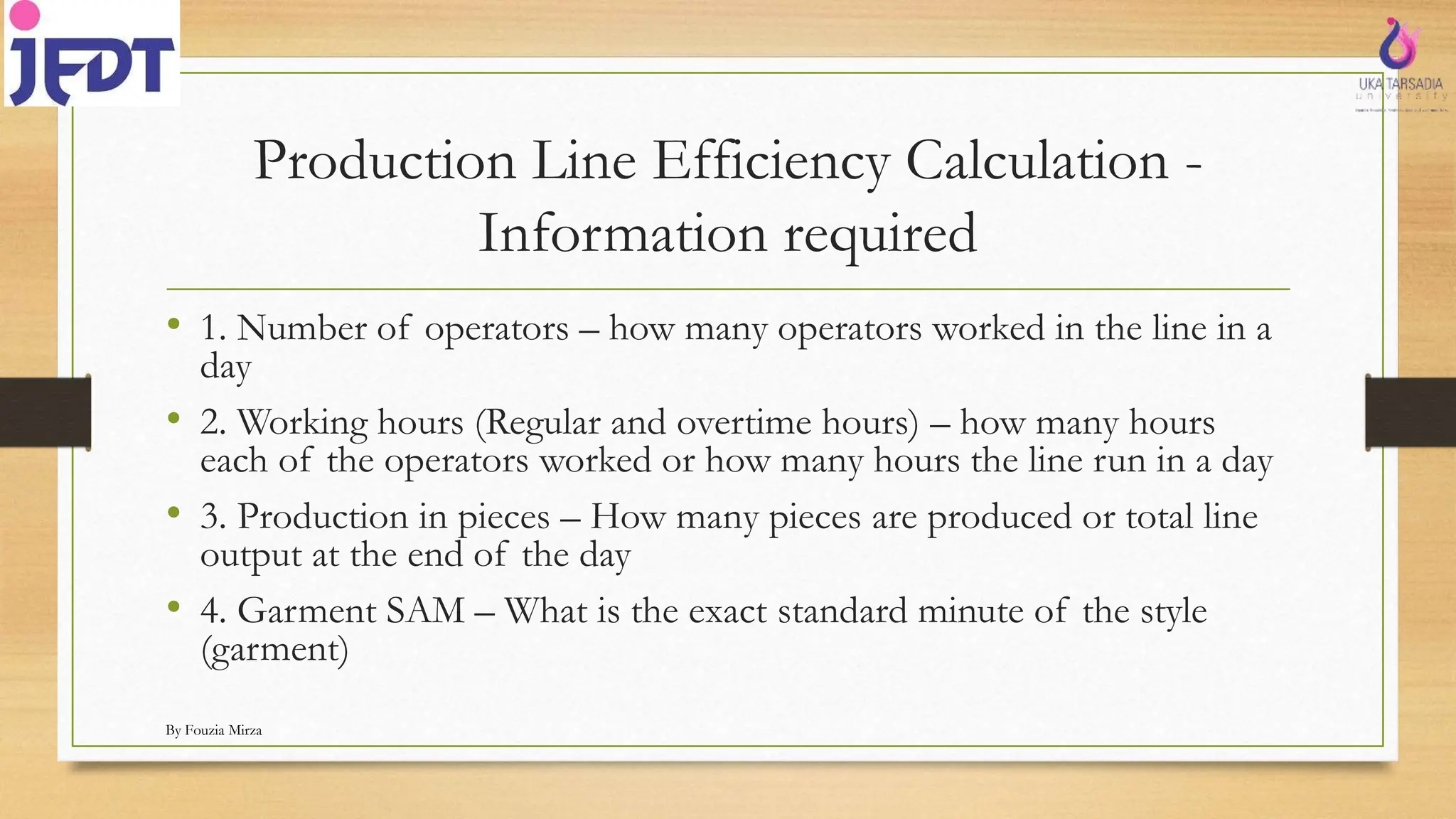 Chap 2 How to Calculat line efficiency in Garment industry.pptx