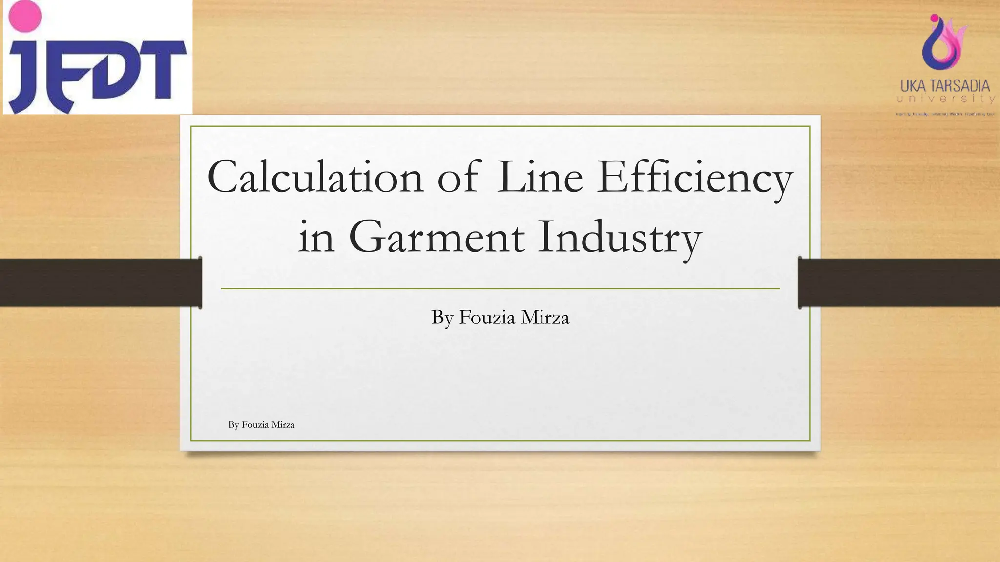 Chap 2 How to Calculat line efficiency in Garment industry.pptx