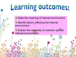 Internal Environment And Uniqueness Of The Cell | PPT | Endocrine and ...