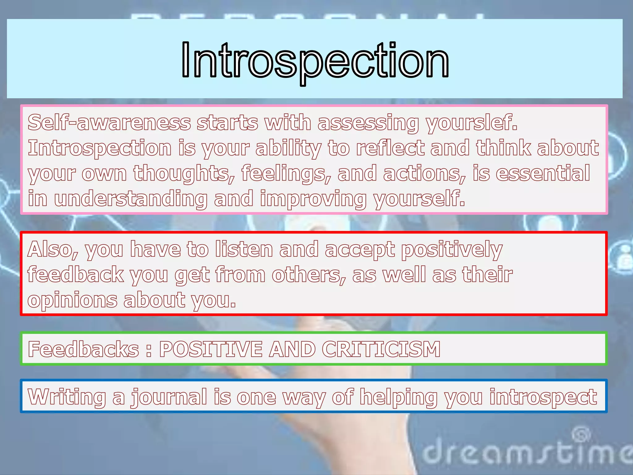 PERDEV- KNOWING ONESELF | PPTX