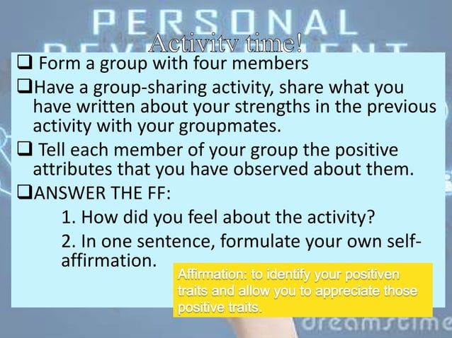 PERDEV- KNOWING ONESELF | PPTX | Genetics | Science