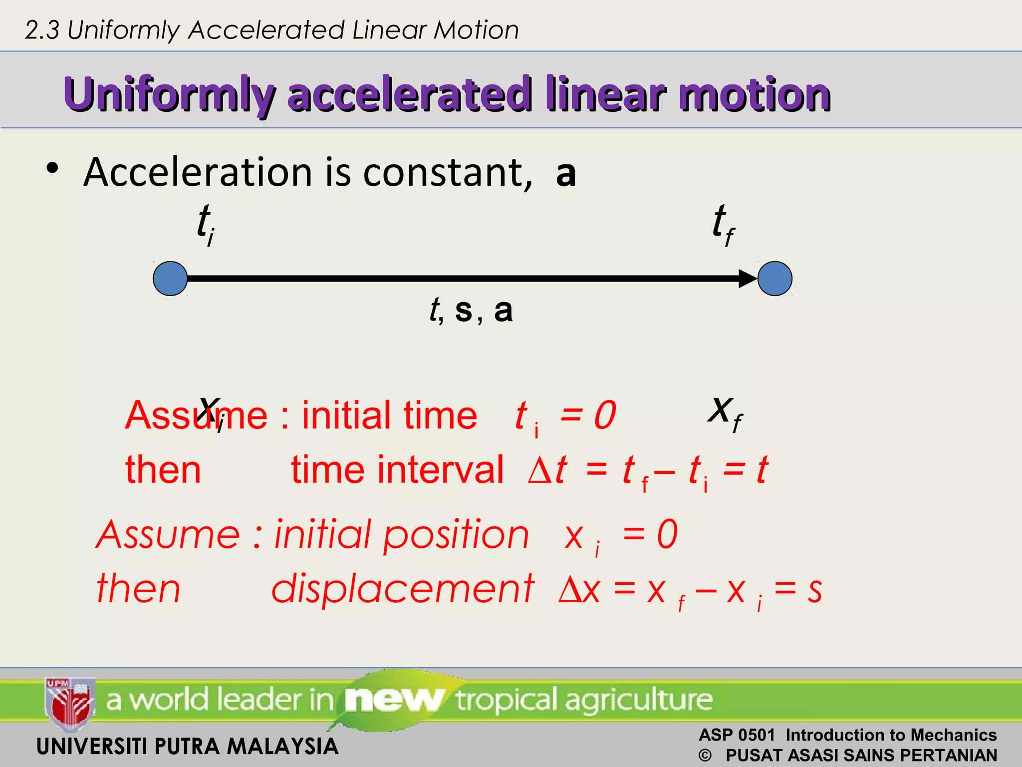 Chap 2 linear kinematics | PPT | Physics | Science